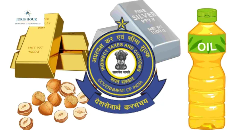 Tariff Value of Gold, Silver, Oil and Areca Nuts Re-notified: CBIC ...