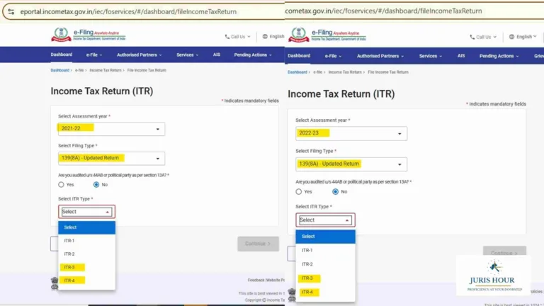 Facility For Filing Updated Returns For AY 2021-22 And AY 2022-23 For ...