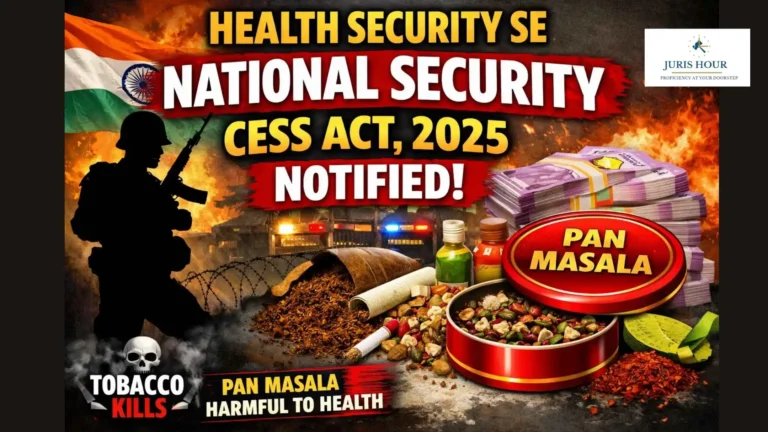 Health Security se National Security Cess Act 2025