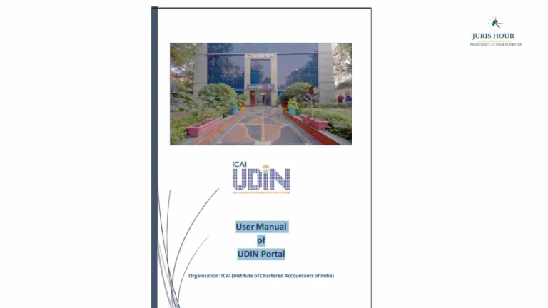 ICAI DigiCA UDIN Portal Manual: Key Highlights Every Chartered ...
