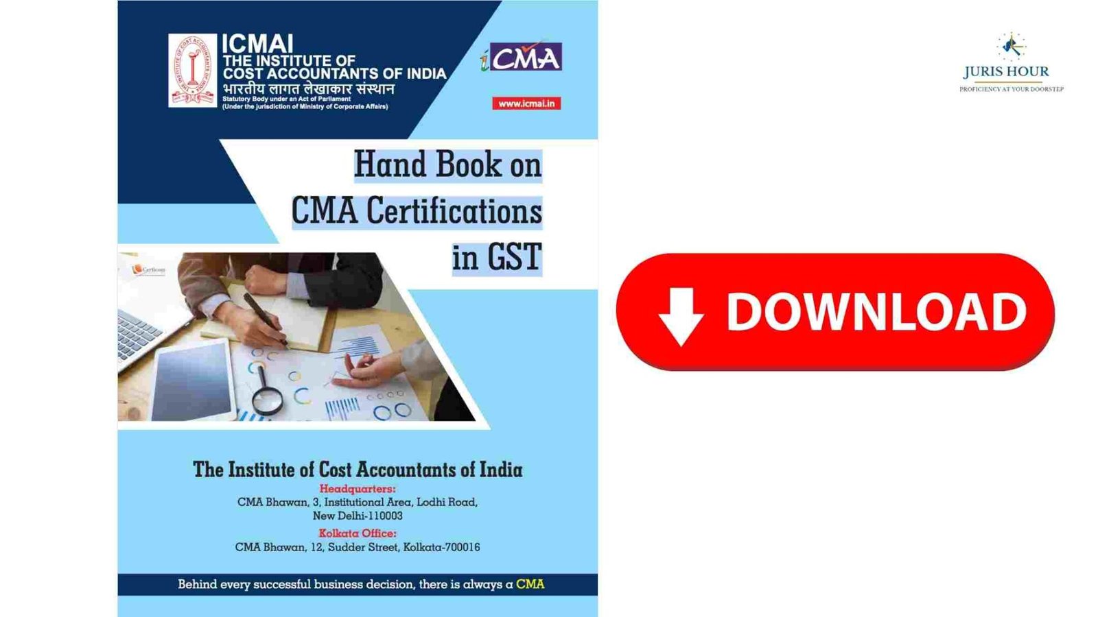 ICMAI Handbook on CMA Certifications in GST, Clarifies Key ITC and ...